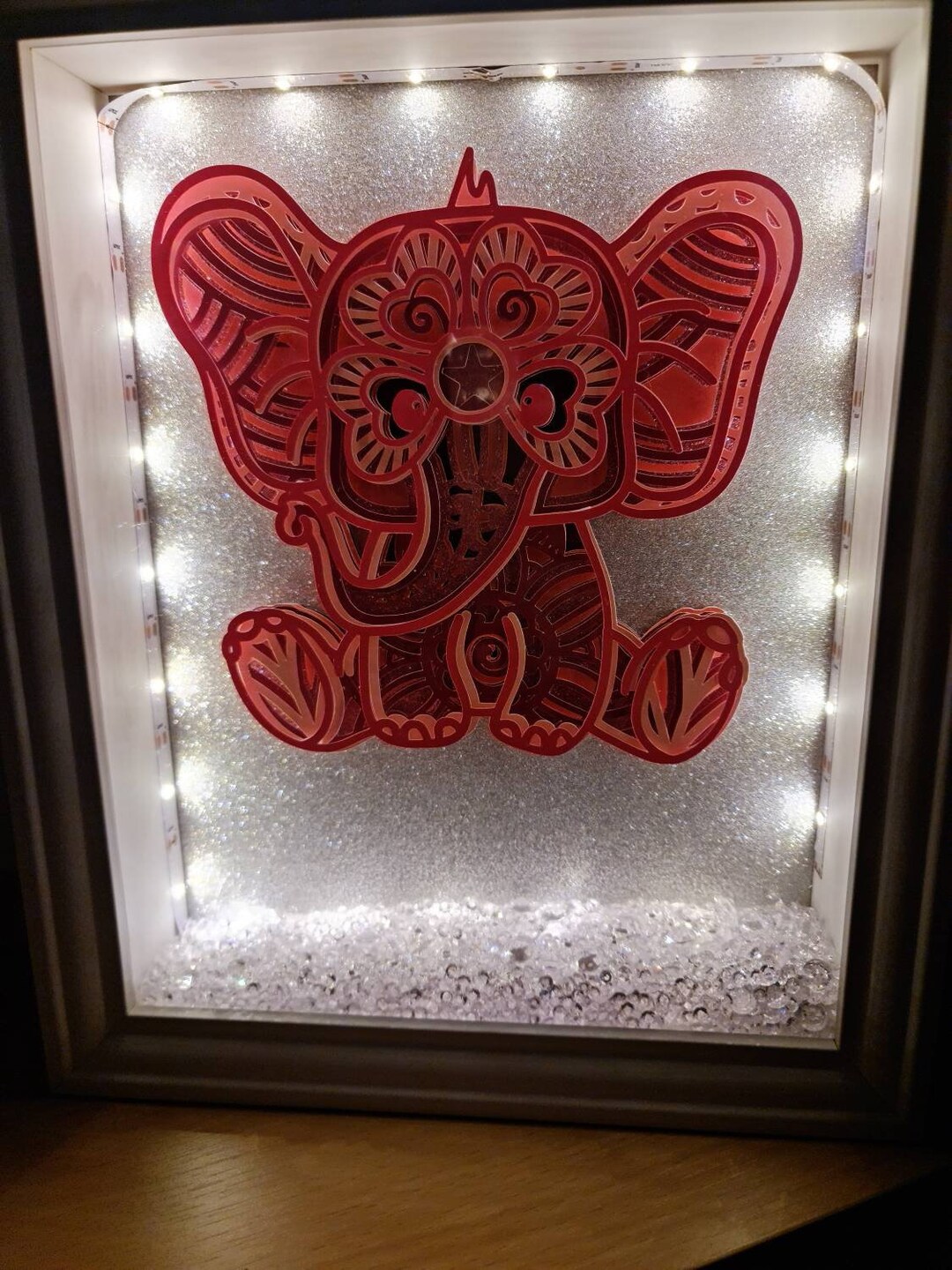 LED Lit Shadow Box Frame - Etsy
