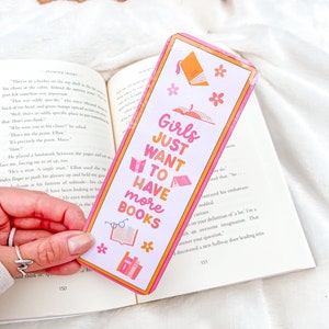 Aesthetic Bookish Booktok Want More Books Bookmark Cute Book Lover ...
