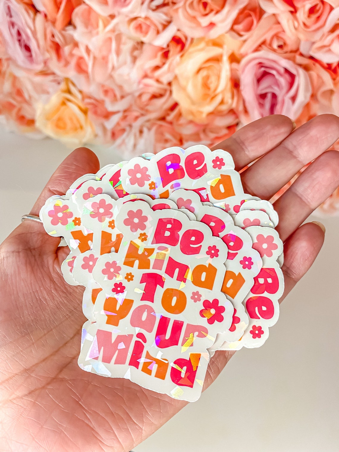 Be Kind to Your Mind Holographic Sticker Waterproof Laptop - Etsy
