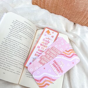 Aesthetic Bookish Booktok Want More Books Bookmark | Cute Book Lover ...