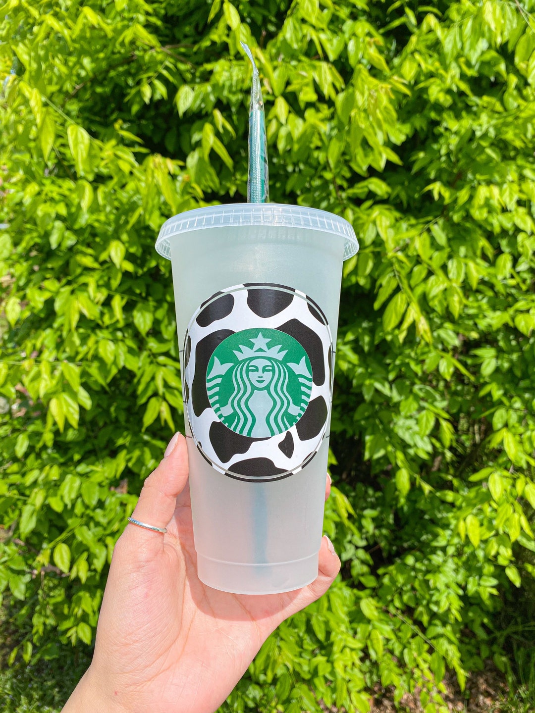 Personalized Pattern Circle/ Ring Design on Reusable Starbucks Cup ...