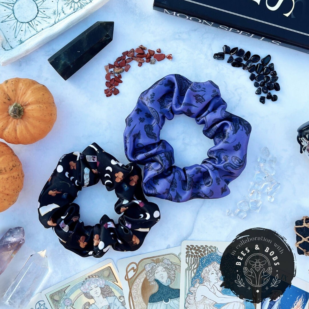 The Witchy Woman Scrunchie Set | Hecate Crystal Scrunchie and Modern ...
