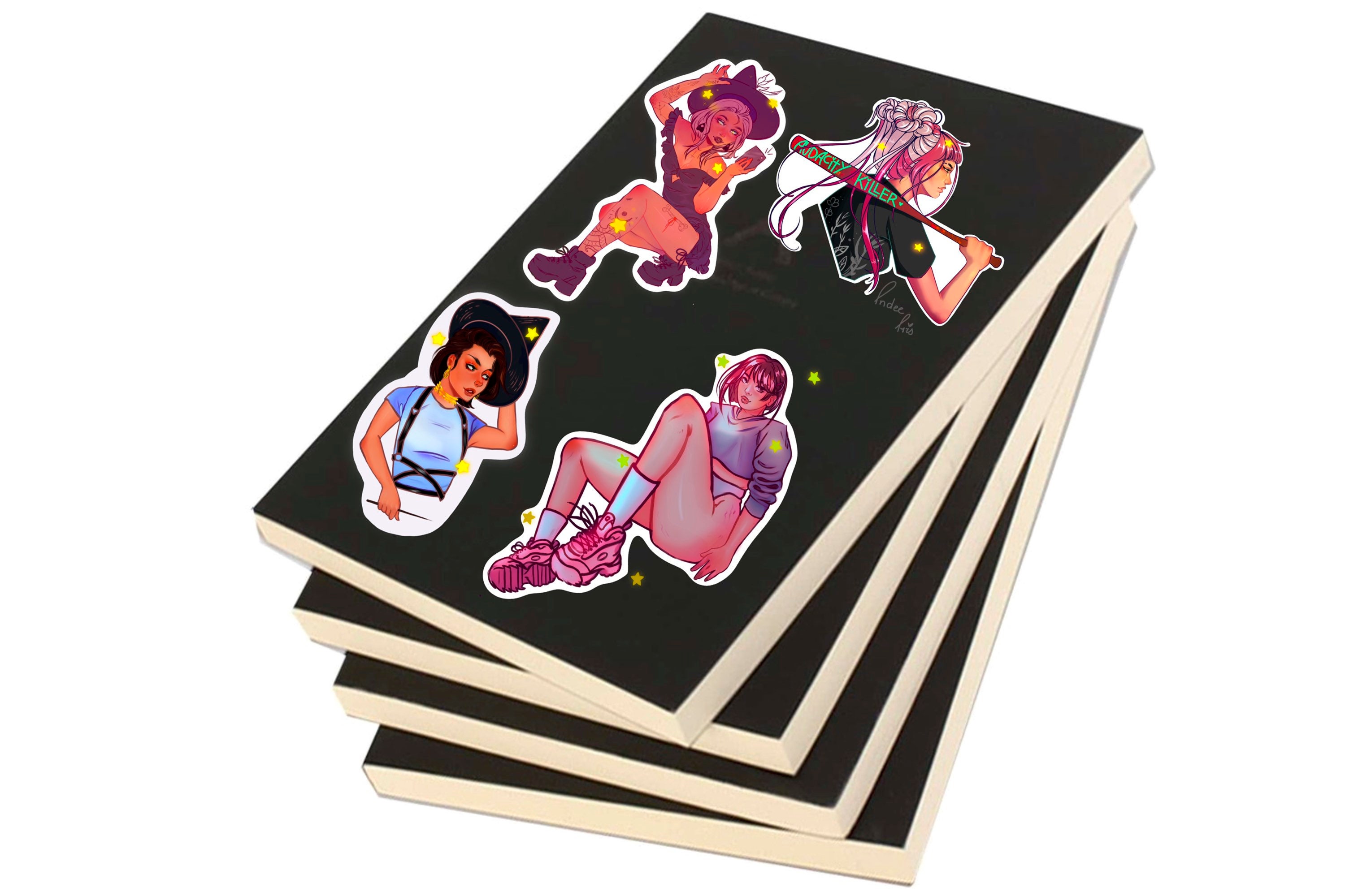 The Girls Sticker Sheet // laptop stickers // water bottle | Etsy