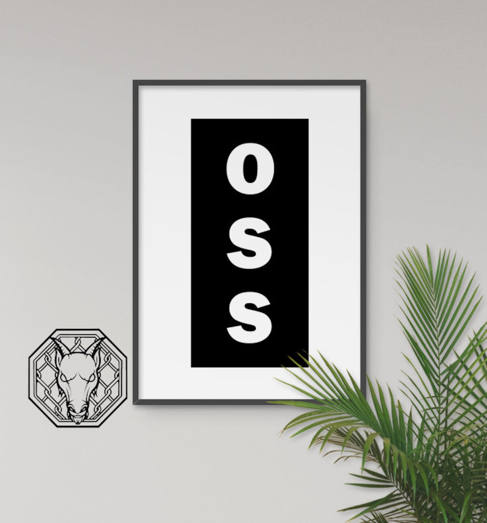 OSS Jiu Jitsu Wall Art Print Unframed Print Gym Prints - Etsy