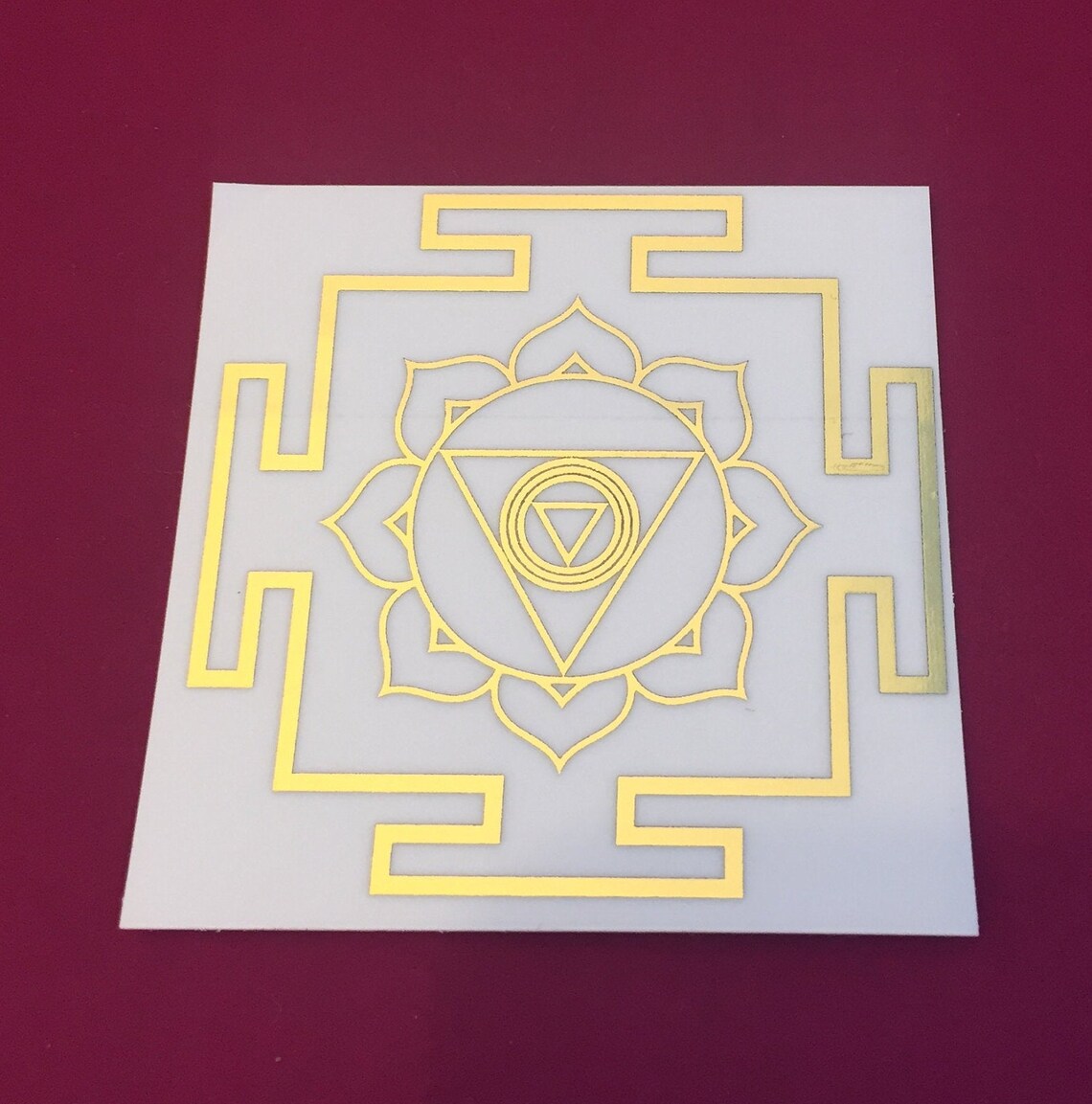Dasha Mahavidya Yantras Golden Stickers. Set of 10 - Etsy