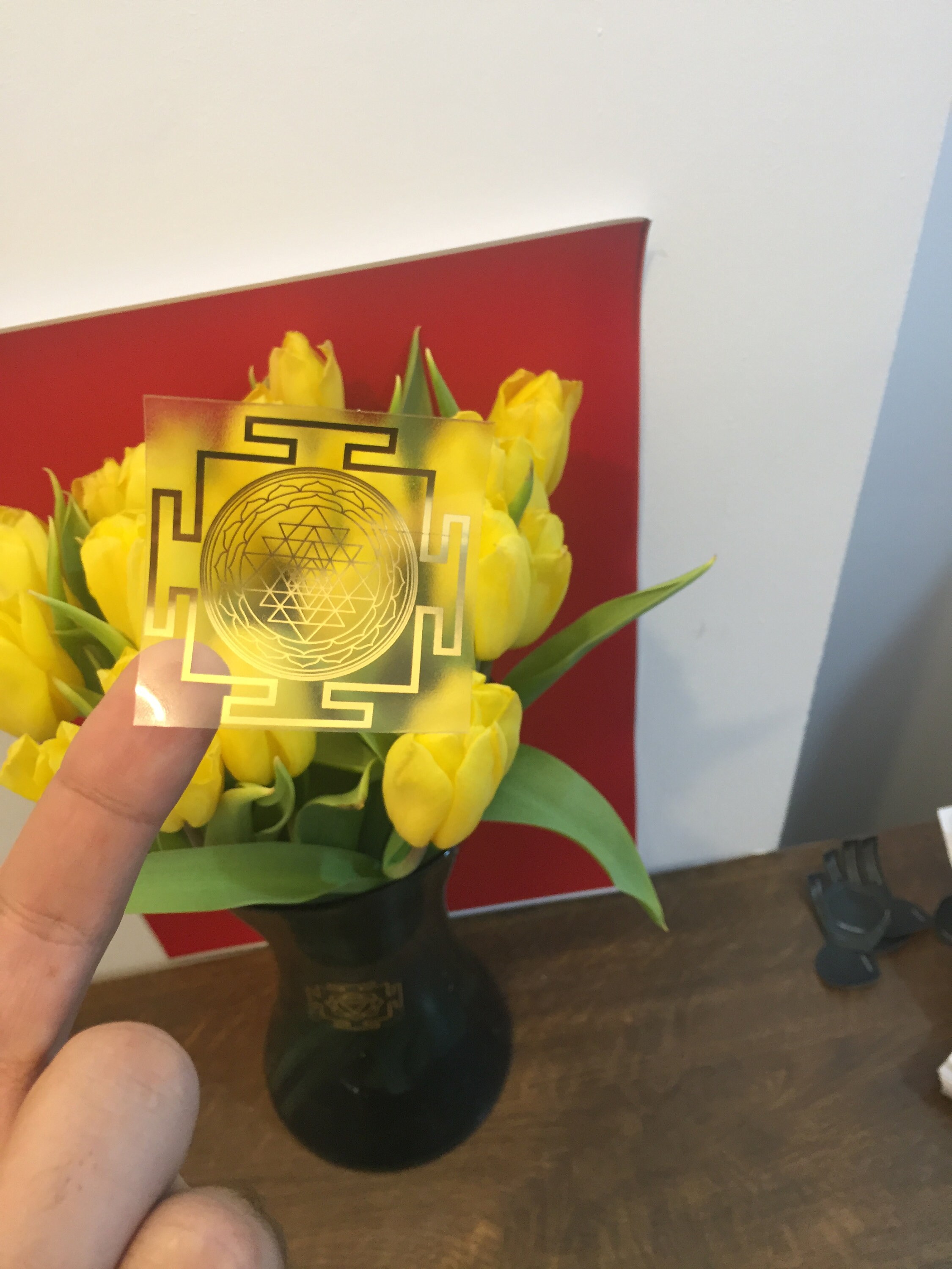 Dasha Mahavidya Yantras Golden Stickers. Set of 10 - Etsy