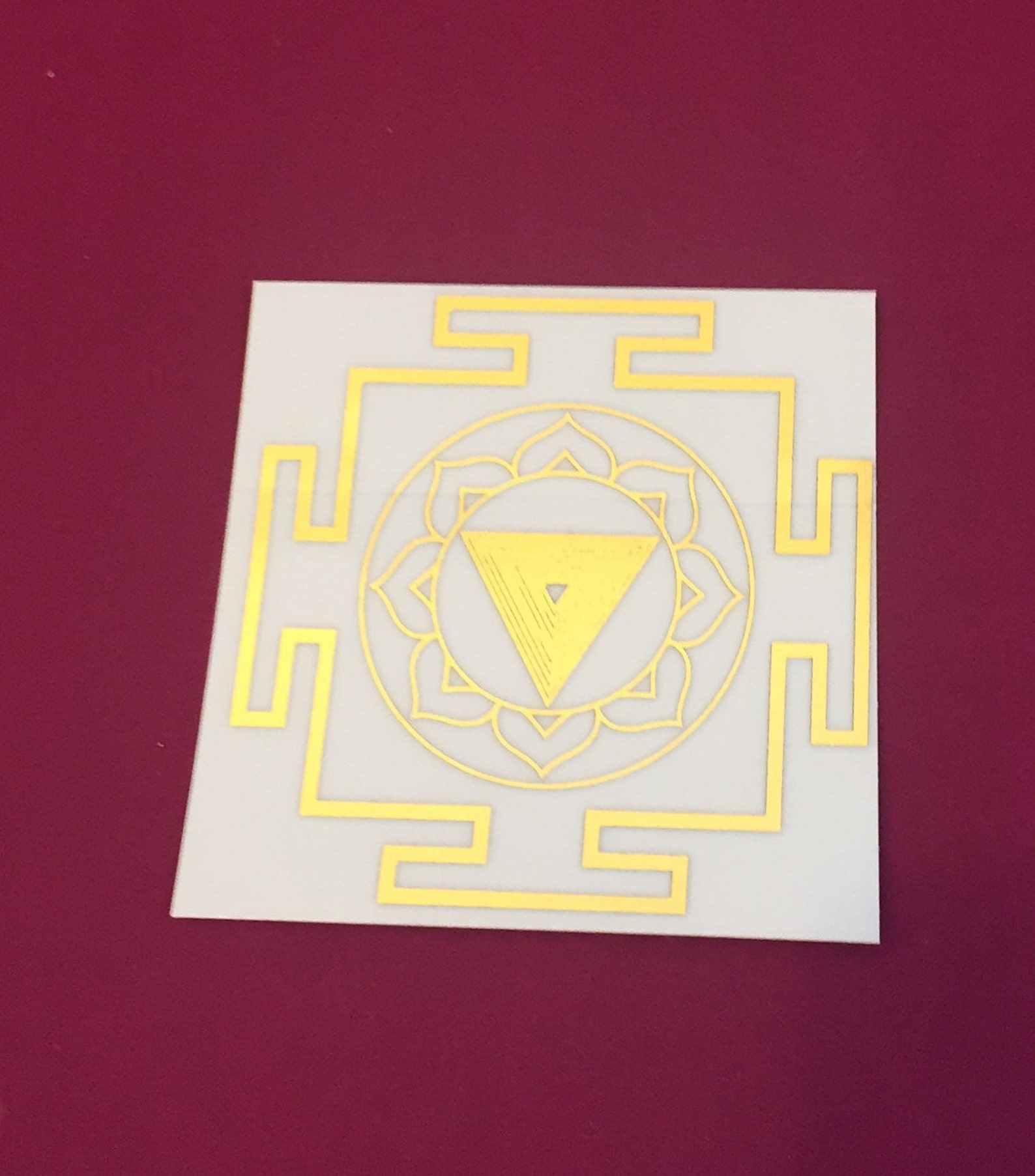 Golden Stickers. Dasha Mahavidya Yantras -set of 10 - Etsy