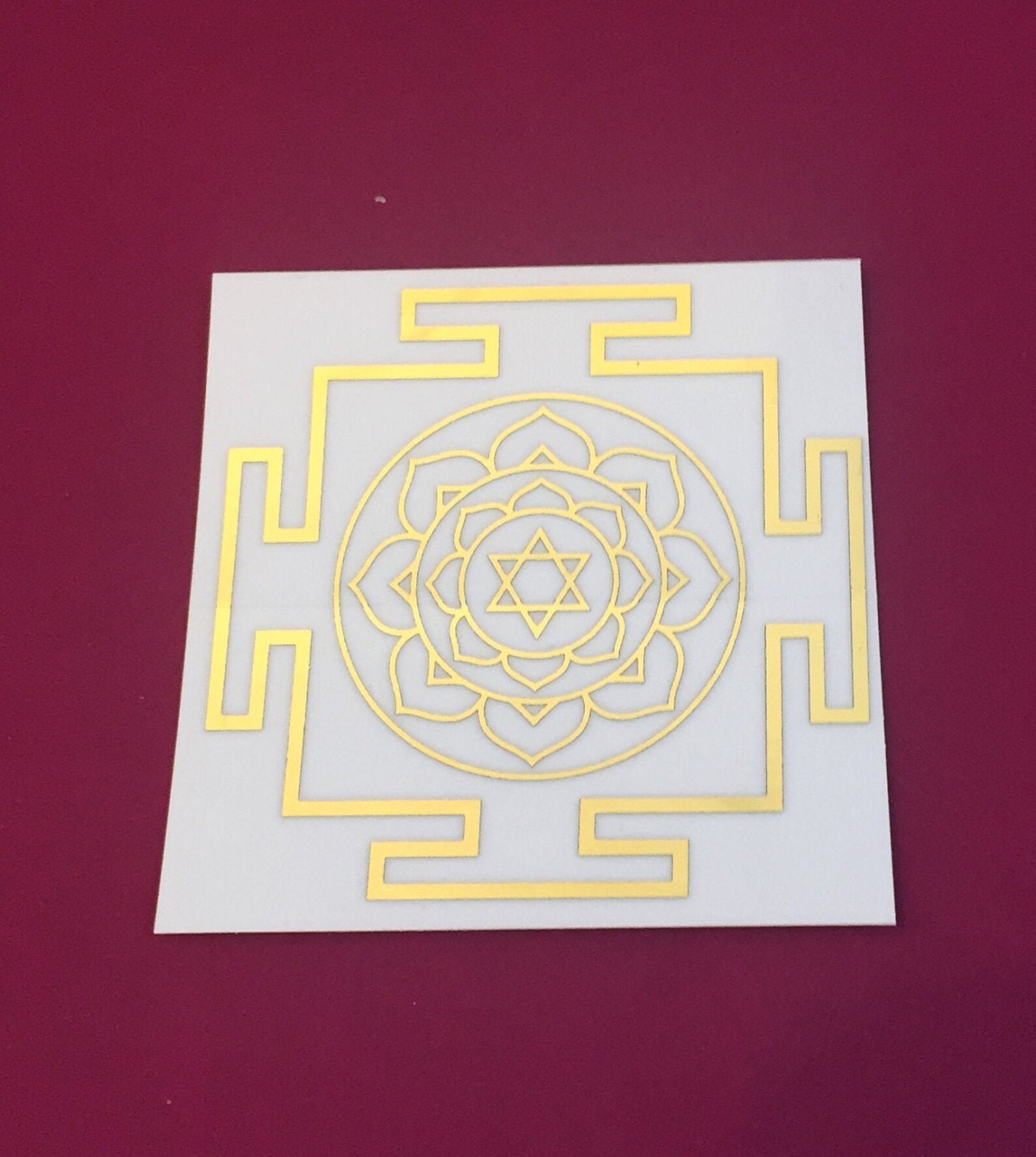 Golden Stickers. Dasha Mahavidya Yantras -set of 10 - Etsy