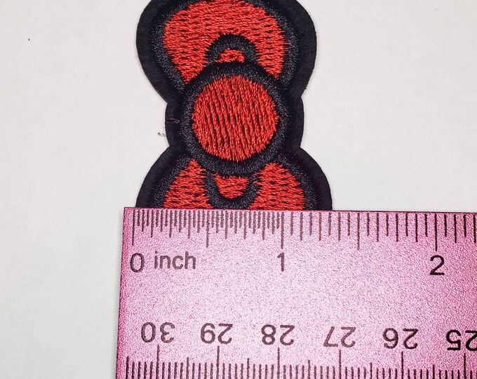 Fabric Cute Patch, Red Bow Patch, Iron on Patch Bow Embroidery - Etsy
