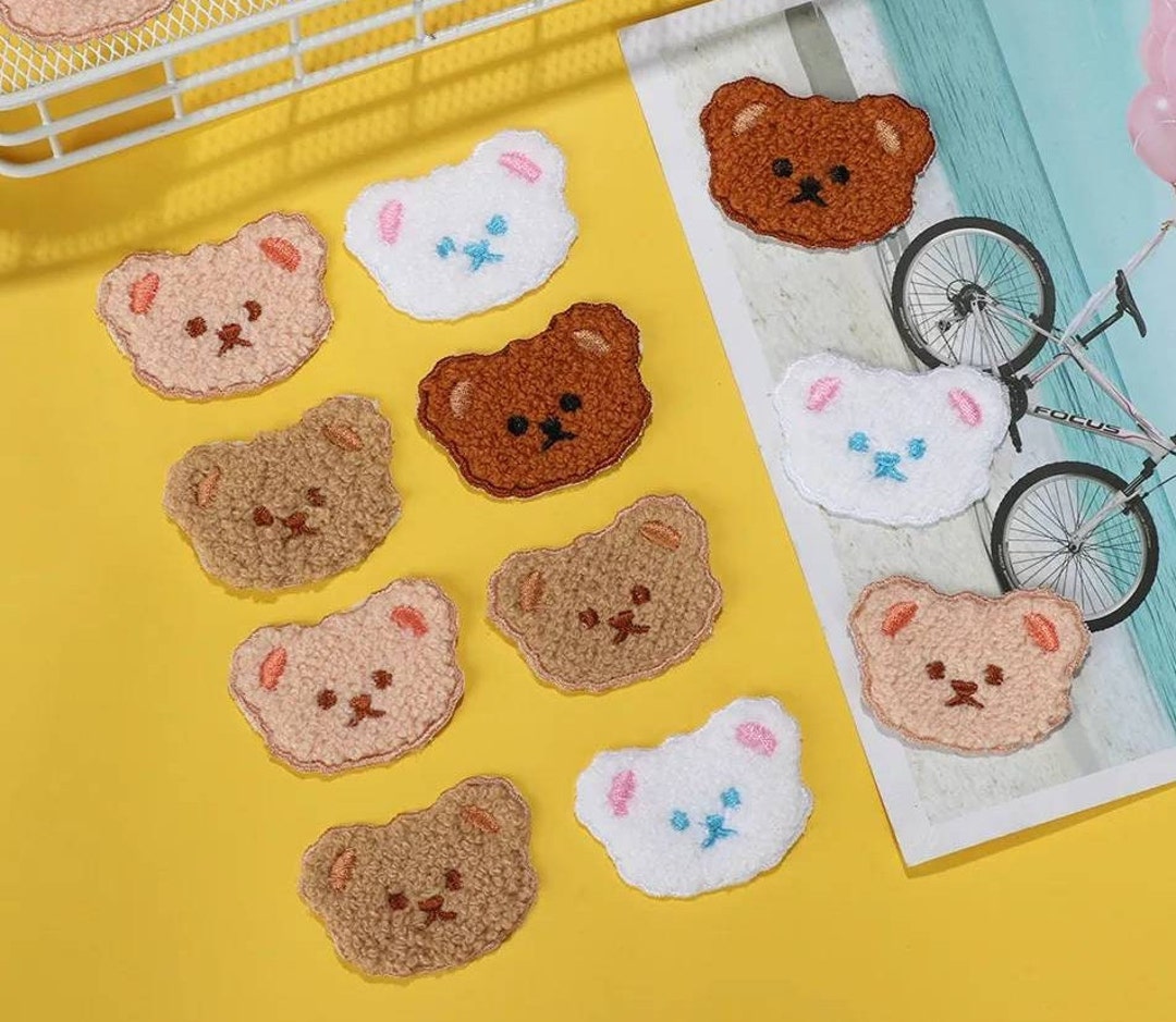 Bear Patches, Super Cute Teddy Bear Patch, Cute Brown Bear Iron on ...