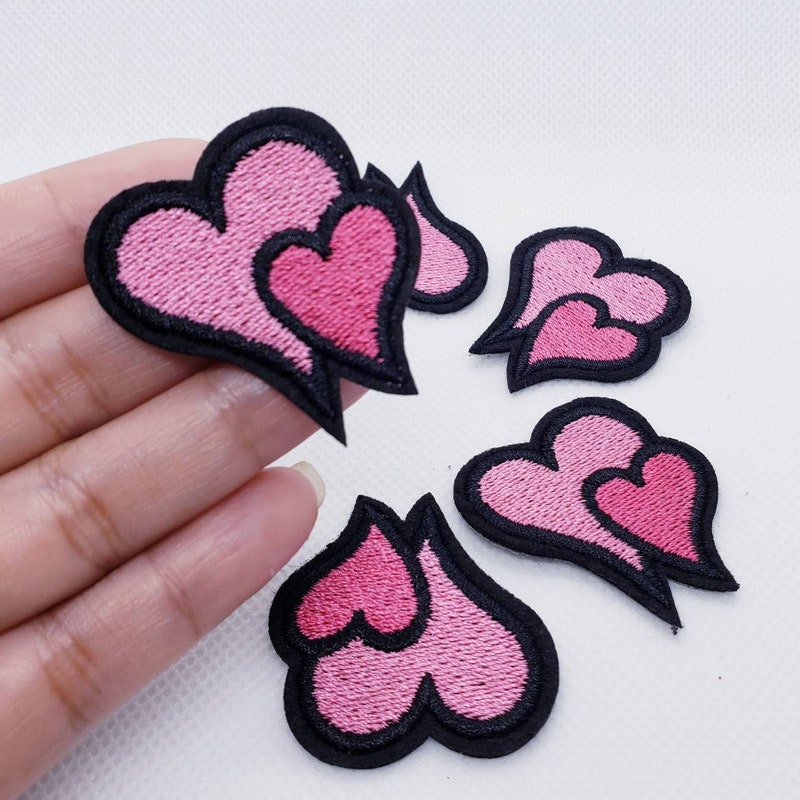 Heart Iron on Patch - Etsy