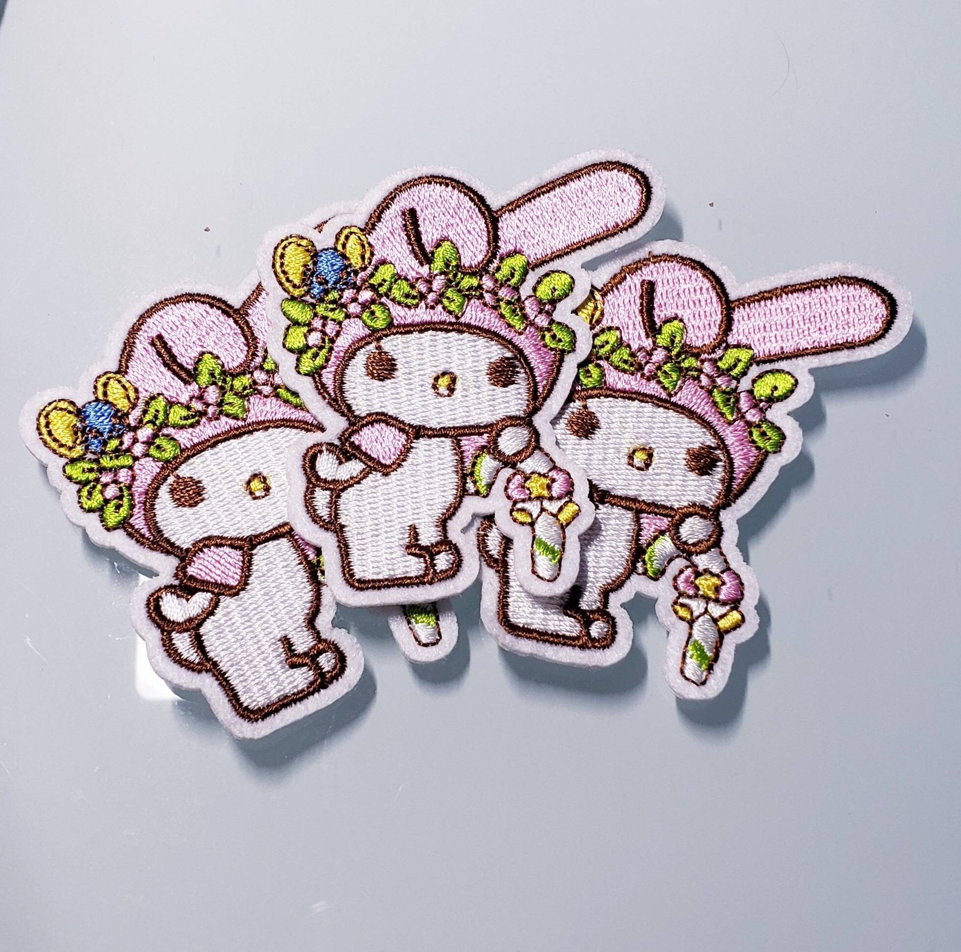 DIY Patches Embroidered Bunny Iron on Patch Cute Rabbit Iron | Etsy