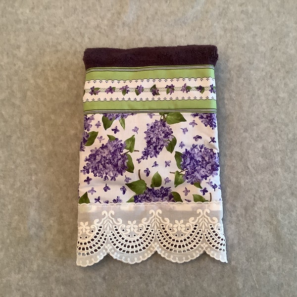 Towel With Lace - Etsy