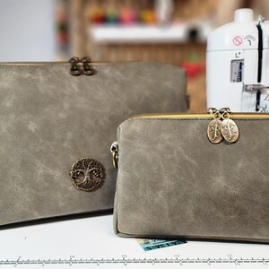 Shoulder Bag SEWING PATTERN, the Caroline Purse Tutorial, 2 Sizes, 2 ...