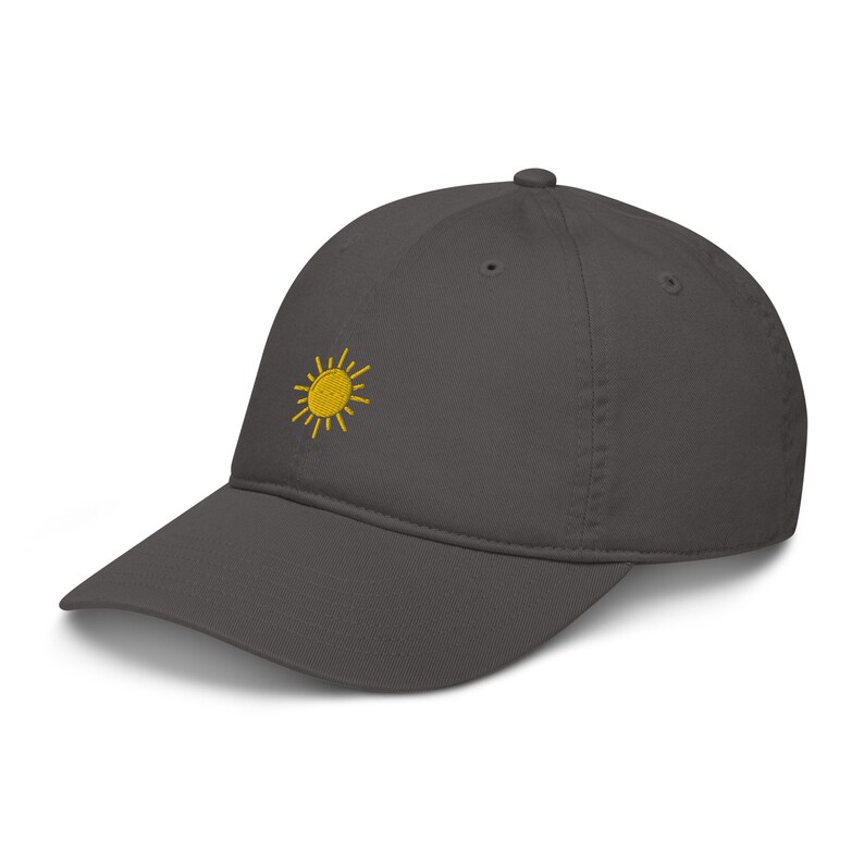 Simple Sun Embroidered Organic Dad Hat - Etsy