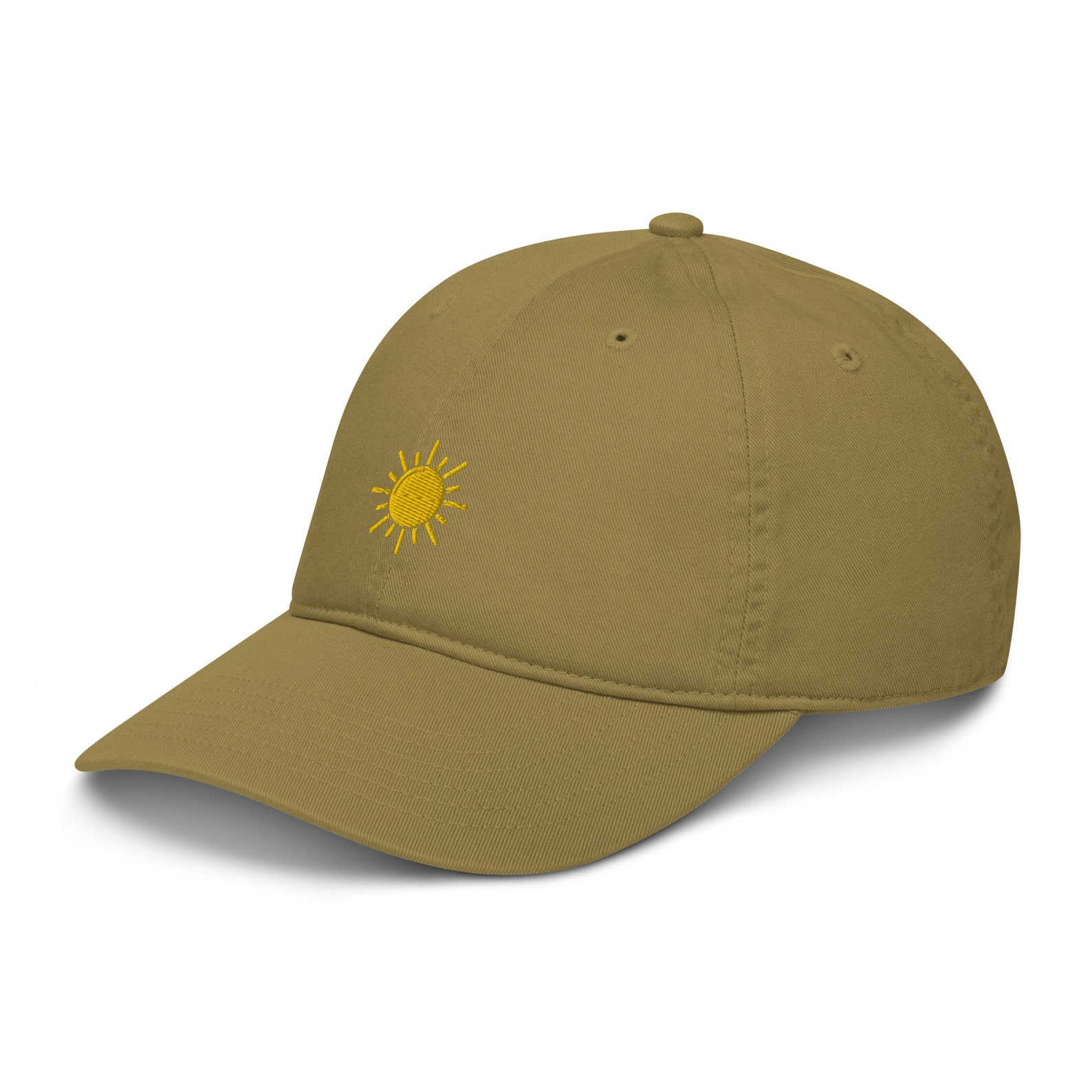 Simple Sun Embroidered Organic Dad Hat - Etsy