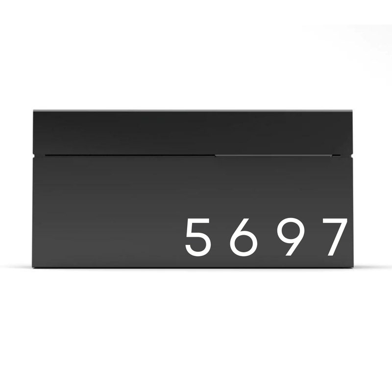Modern Mailbox Numbers - Etsy
