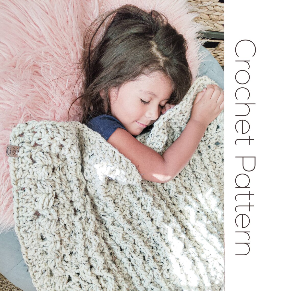 Blanket Crochet Pattern Throw Crochet Pattern Made to - Etsy