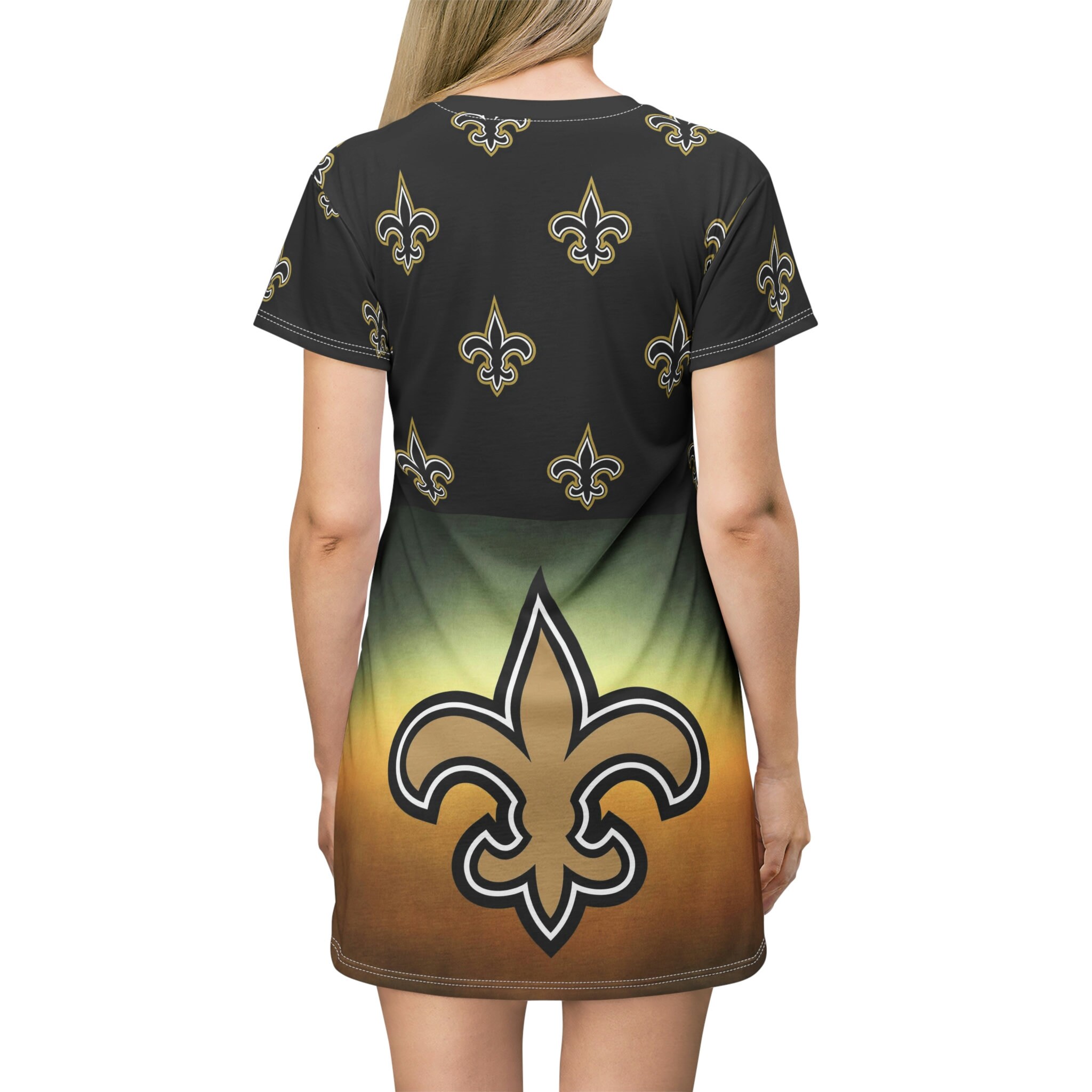 WHO DAT SAINTS All Over Print T-shirt Dress - Etsy