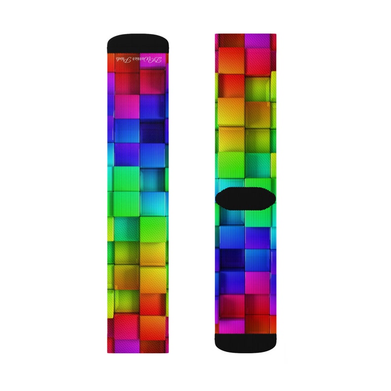 SQUARE PATTERN - Sublimation Socks - Etsy