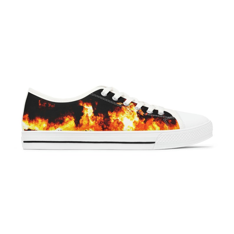 BLAZING FIRE Women's Low Top Sneakers - Etsy