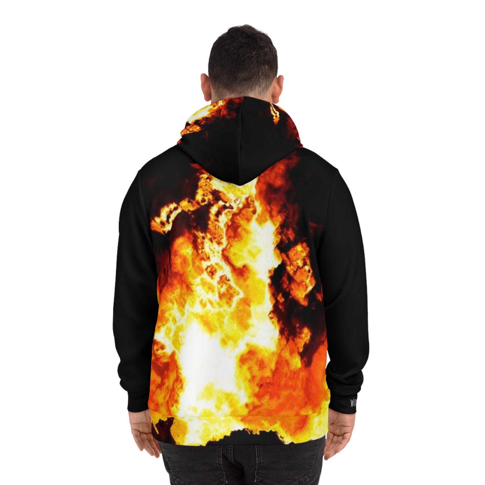 BLAZING FIRE Unisex AOP Fashion Hoodie - Etsy