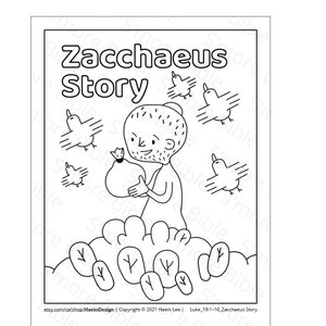 luke 19 10 coloring sheet