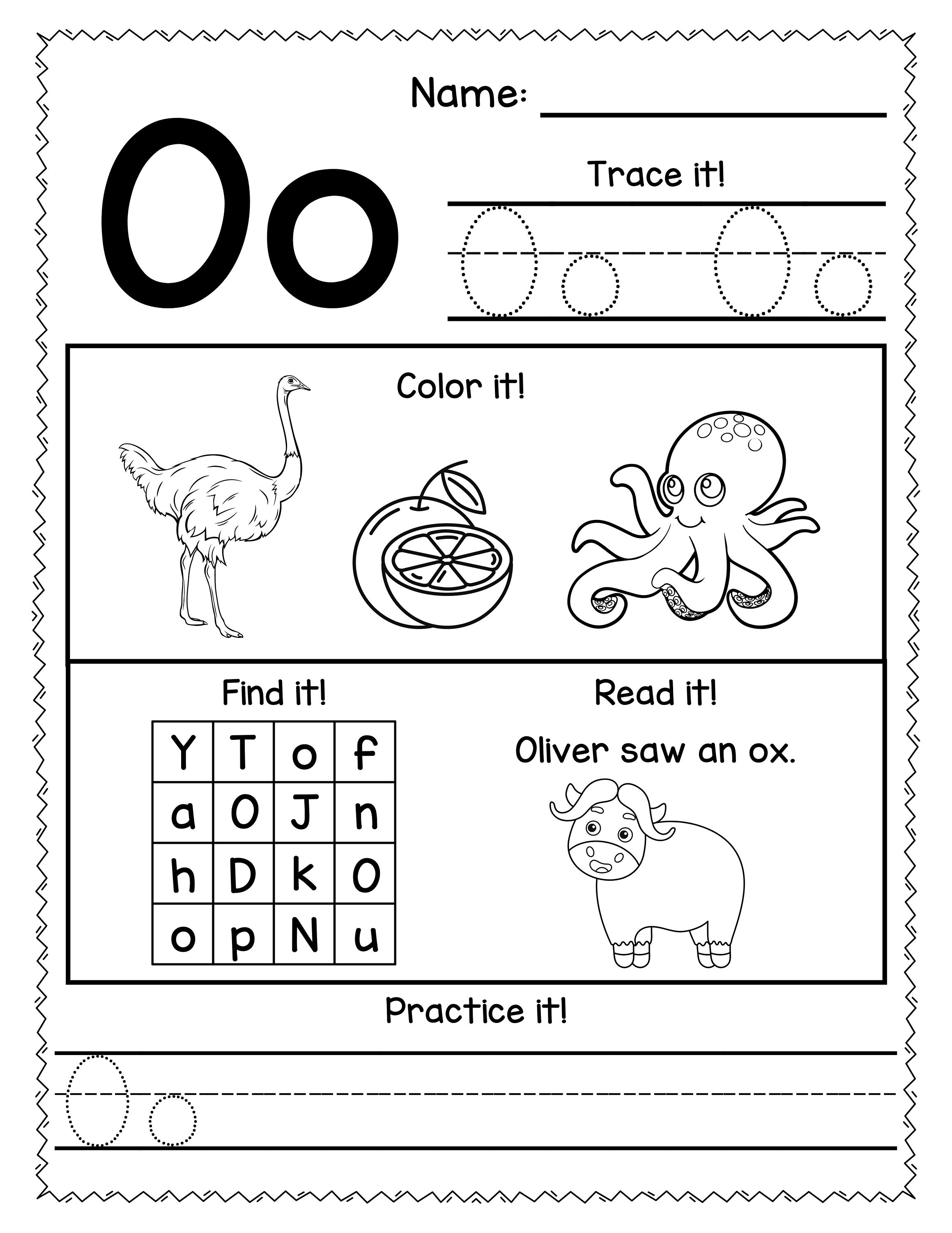 Alphabet Worksheets - 26 Pages of Alphabet Worksheets for Preschool ...