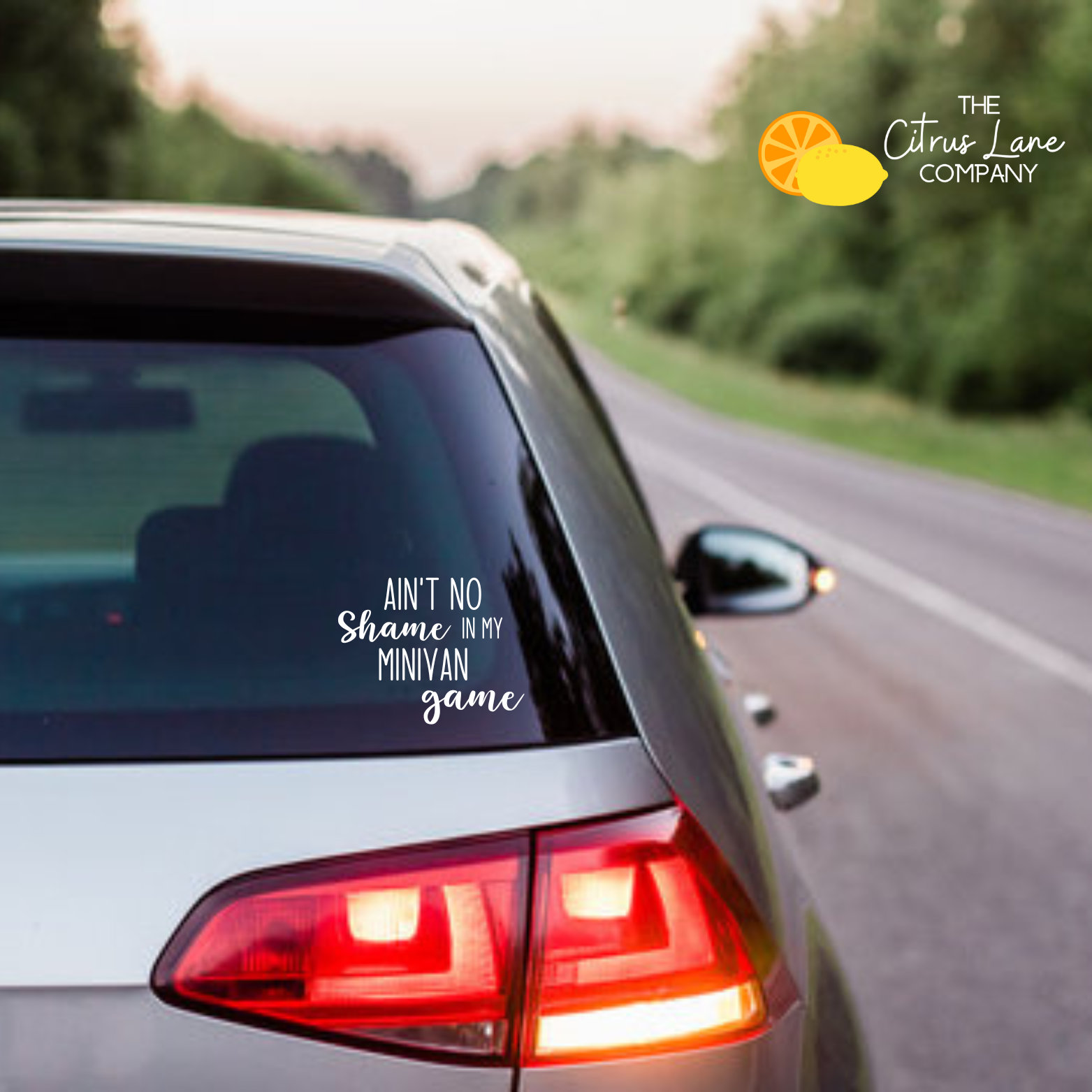 Ain't No Shame in My Minivan Game Vinyl Decal - Etsy