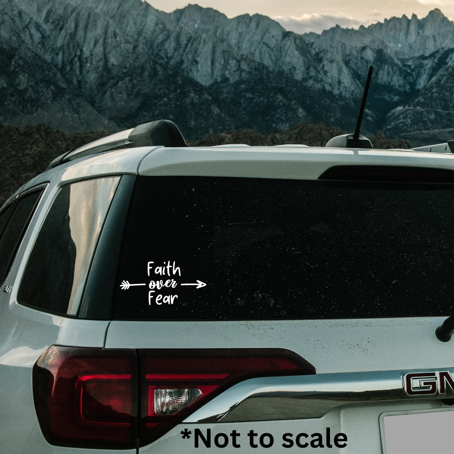 Faith Over Fear Car Decal - Etsy