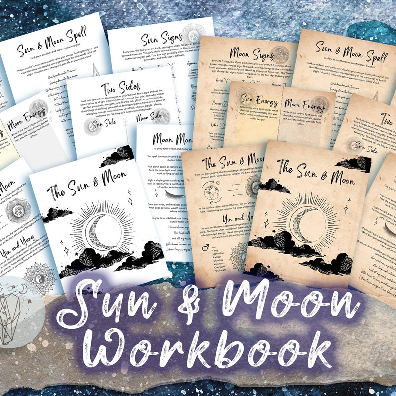 Moon Book - Etsy
