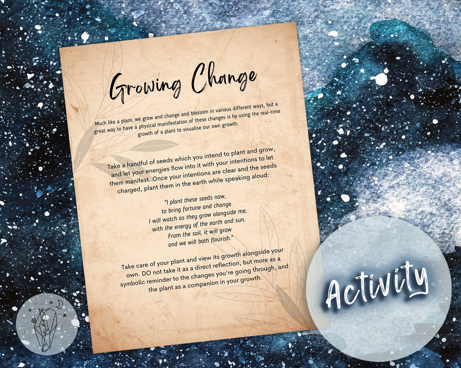 Earth Element Magic Book of Shadows, Printable Grimoire Pages. BOS ...
