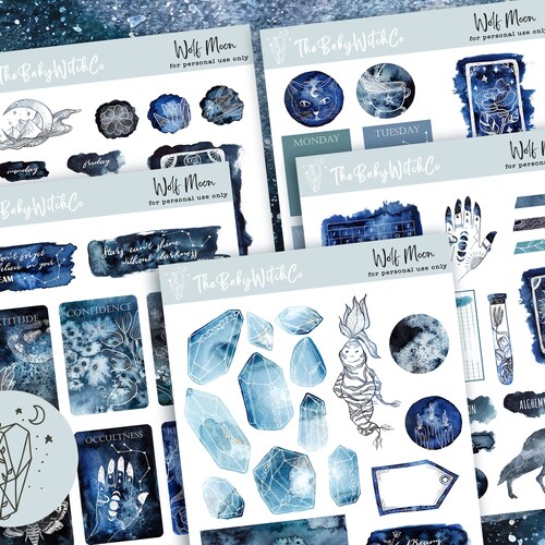 Witch Bullet Journal Zodiac Planner Kit. Download Print and - Etsy