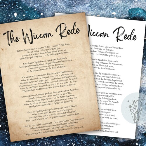 Book of Shadows Printable Grimoire Pages. BOS Pages the - Etsy