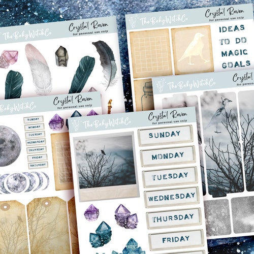 Witch Bullet Journal Zodiac Planner Kit. Download Print and - Etsy