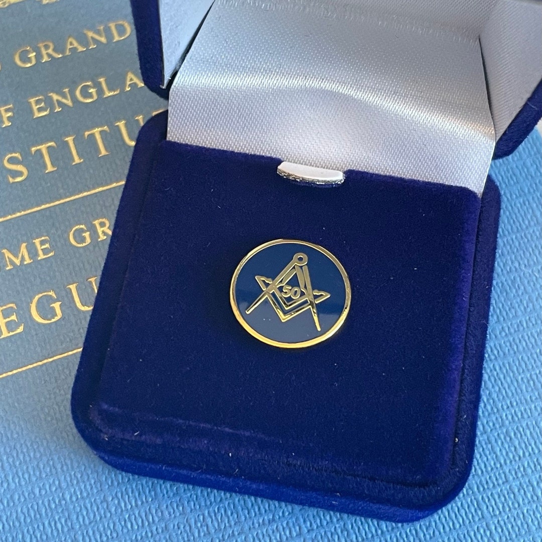 Masonic Lapel Pin Freemasonry Anniversary Christmas Gift for - Etsy