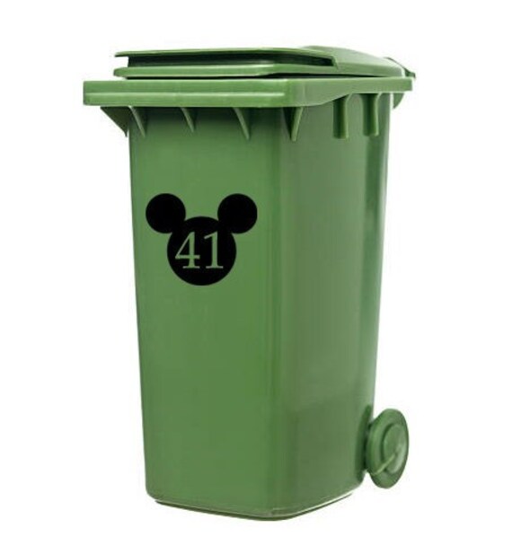 Disney Themed Bin Sticker Wheelie Bin Sticker Mickey Head - Etsy UK