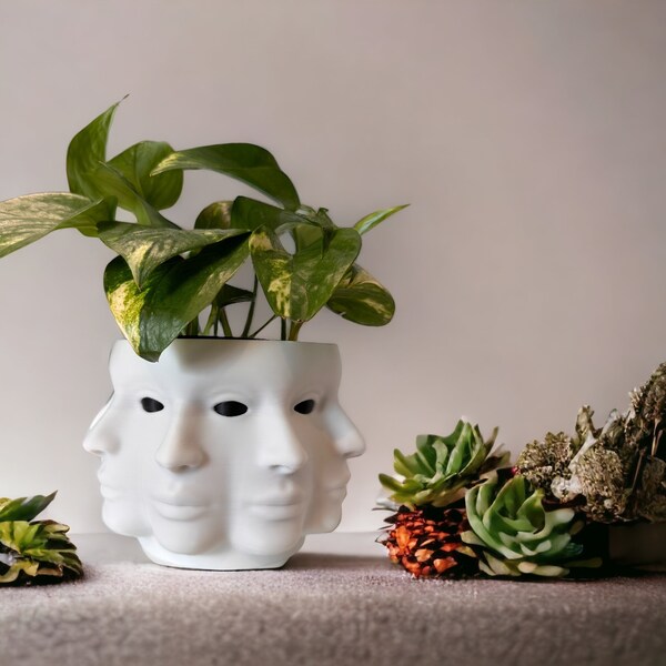 Multi Face Planter - Etsy