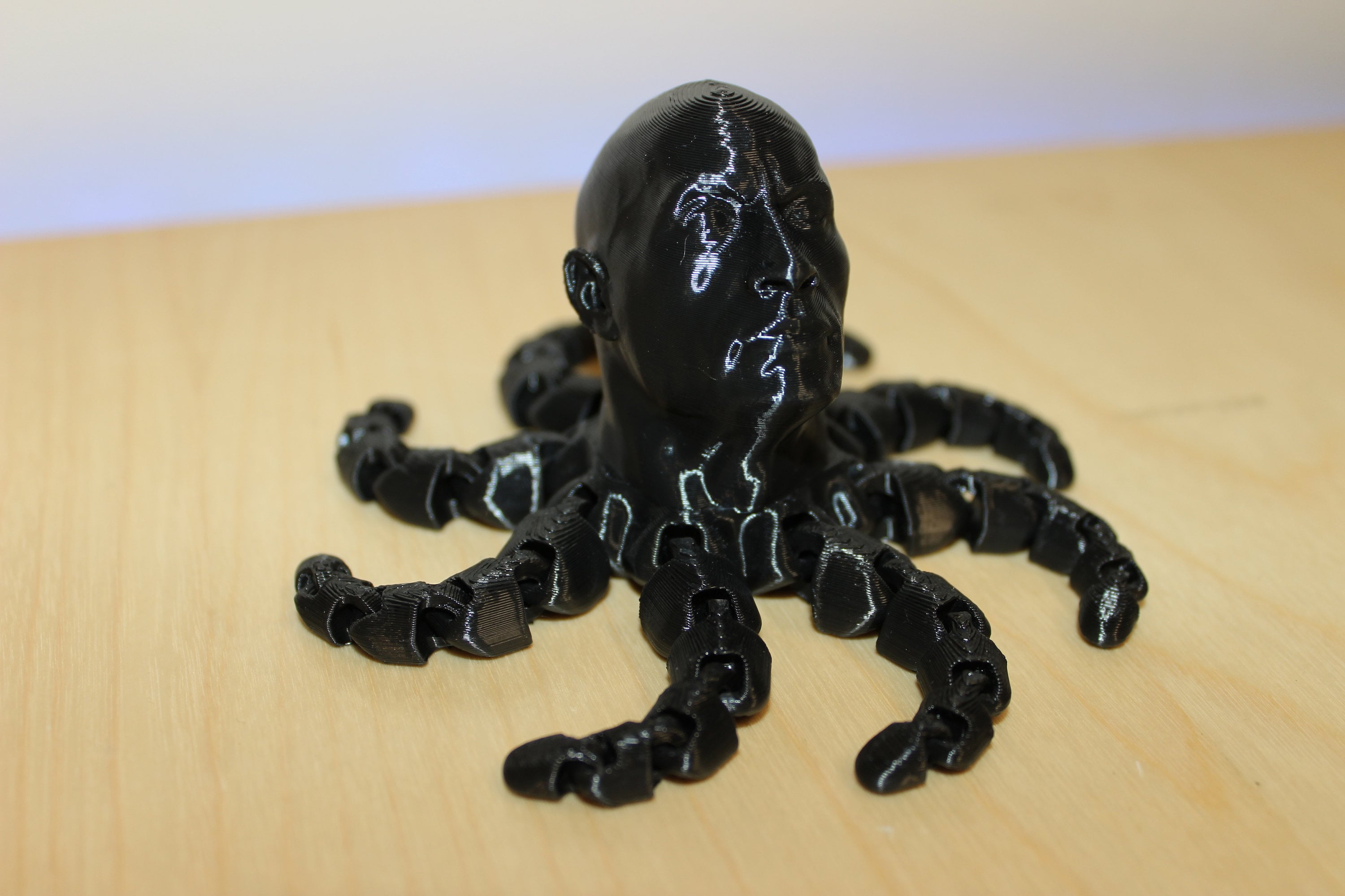 Rocktopus 3D Printed Fidget Toy the Rock Octopus Articulated Toy Custom ...