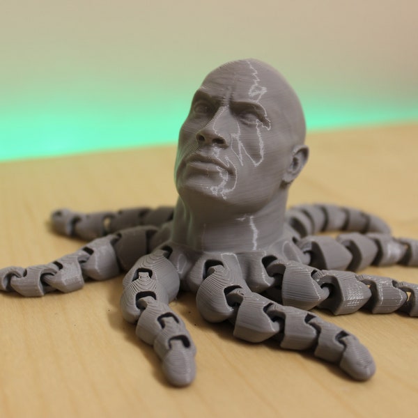 3d Printed Articulated Rocktopus - Etsy