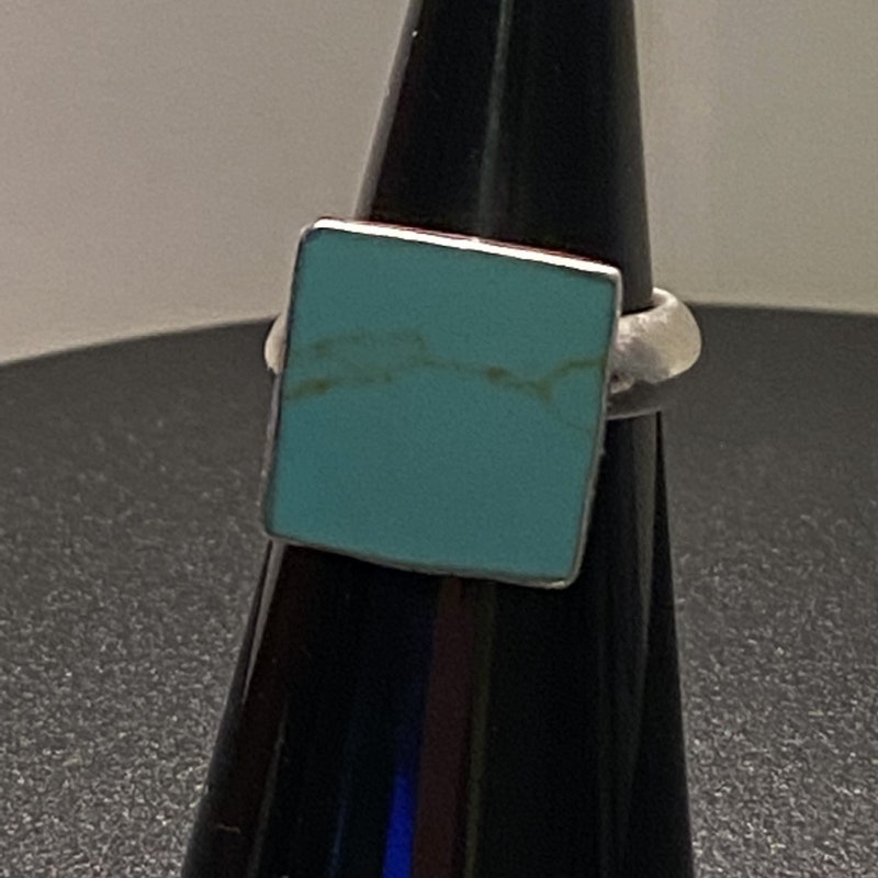 Turquoise Stone Ring - Etsy