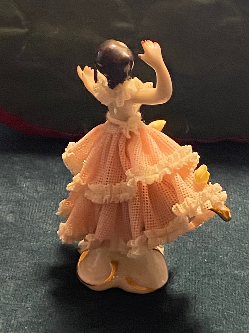 Vintage Dresden Germany Porcelain Dancer Ballerina Figurine - Etsy