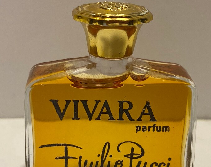 Vintage Vivara Parfum by Emilio Pucci 7.5ml or 1/4 Oz Perfume Bottle ...