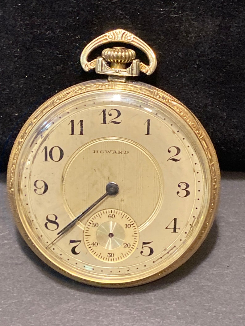 Vintage E. Howard Watch Co. Pocket Watch Beautiful Open - Etsy