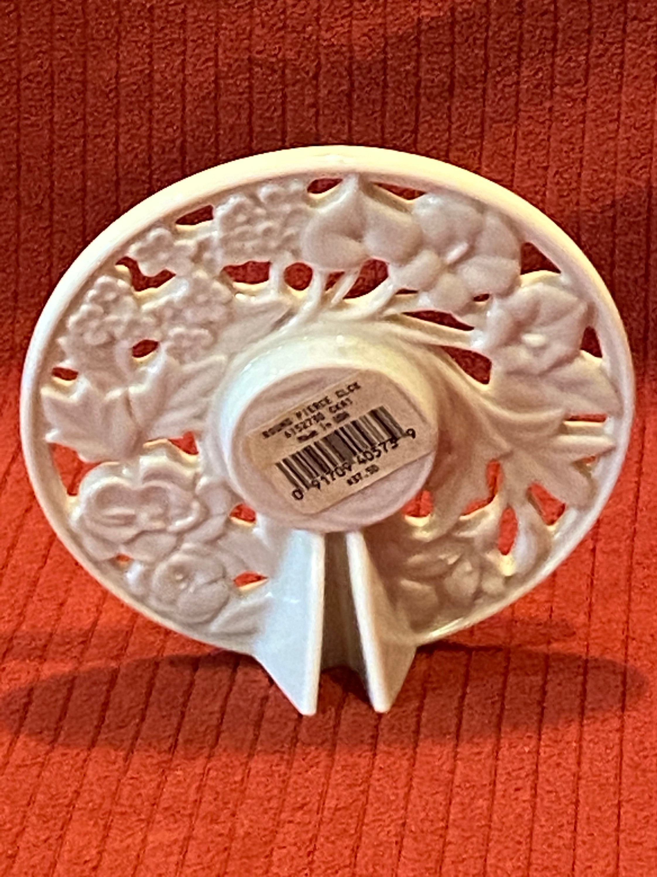 Vintage Lenox Porcelain Desktop Clock: Timely Traditions, Made in USA ...