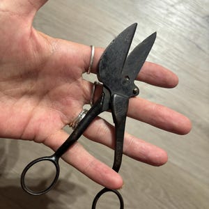 Antique 3 Wick Candle Trimmers, Civil War Era Scissors, 6" Long. FREE ...