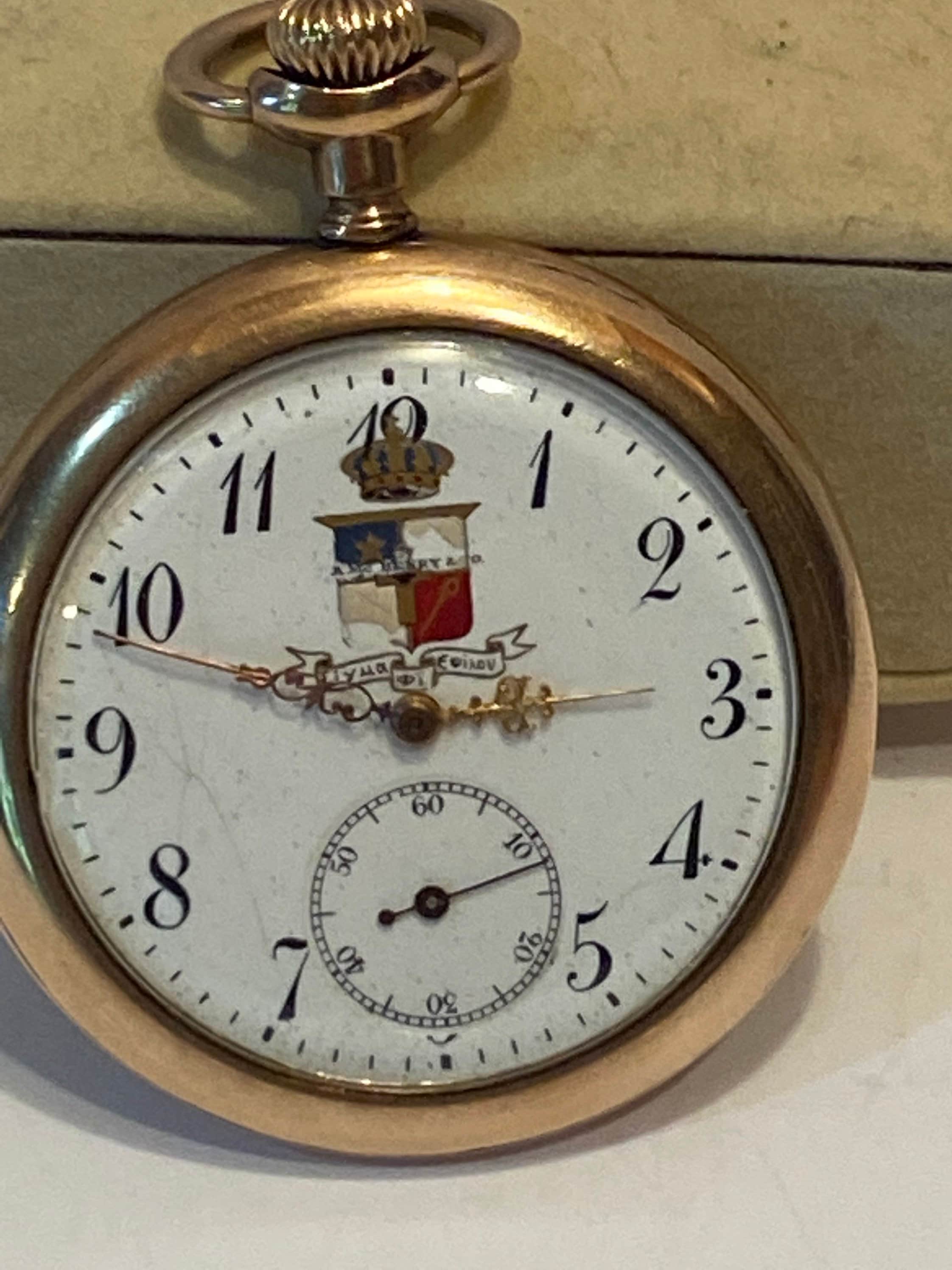 Vintage Henry & Co. Pocket Watch: 15 Jewels, Fahy's Montauk Case - Etsy