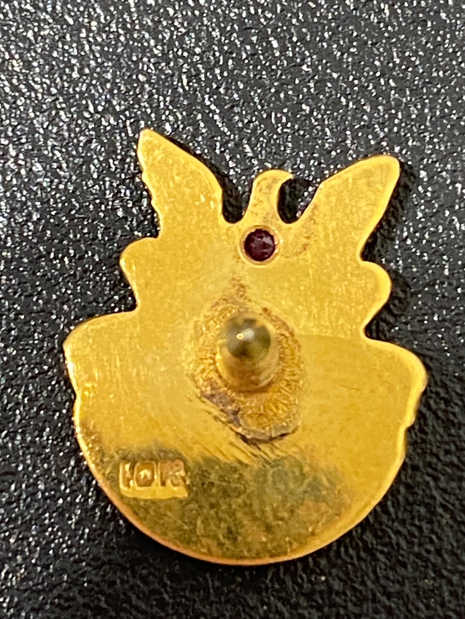 Vintage US Army 10K Gold 40 Year Service Ruby Lapel Pin - Etsy