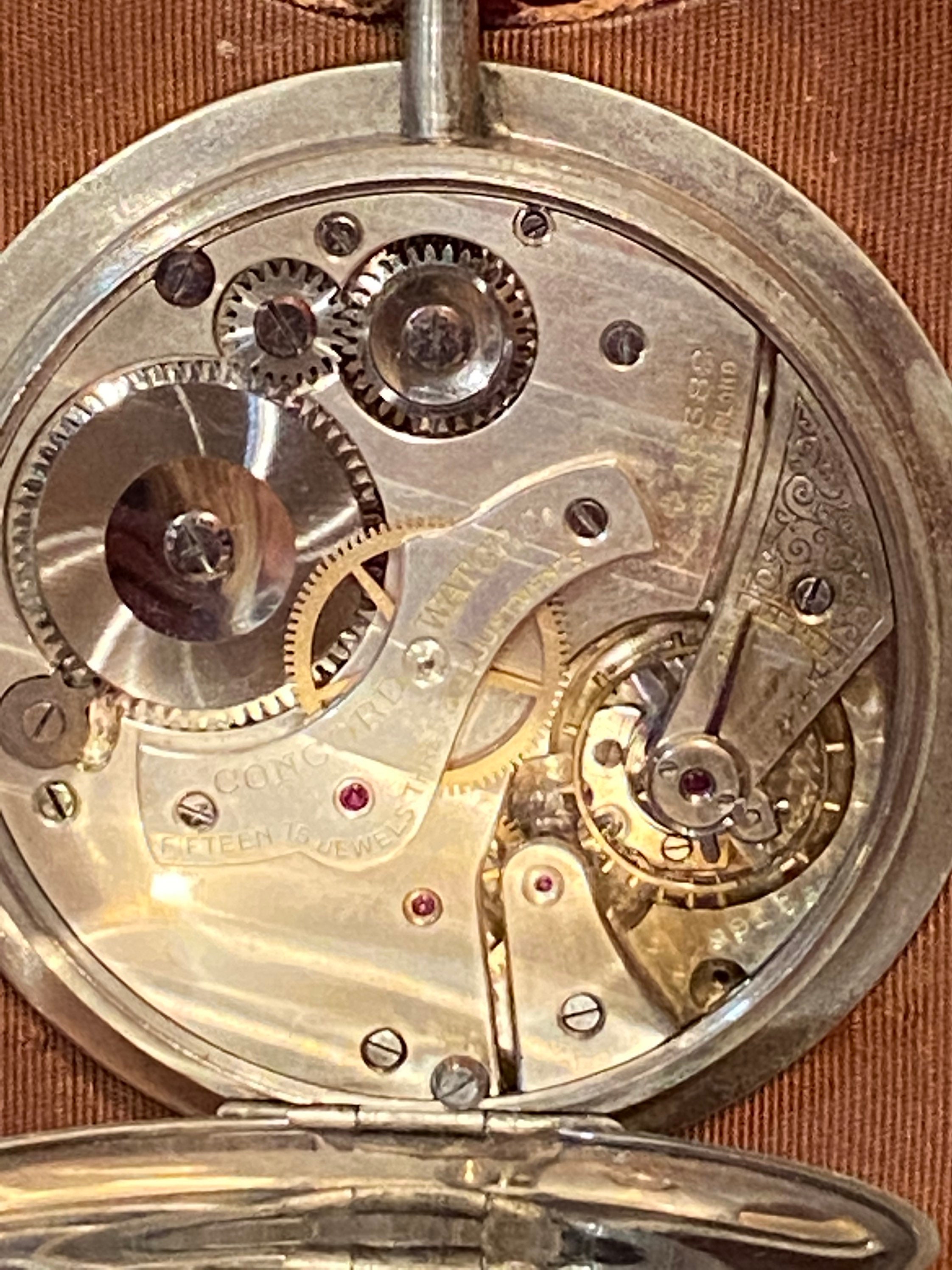 Vintage Concord Watch Co 15 Jewels Three Adjustments 48382 | Etsy