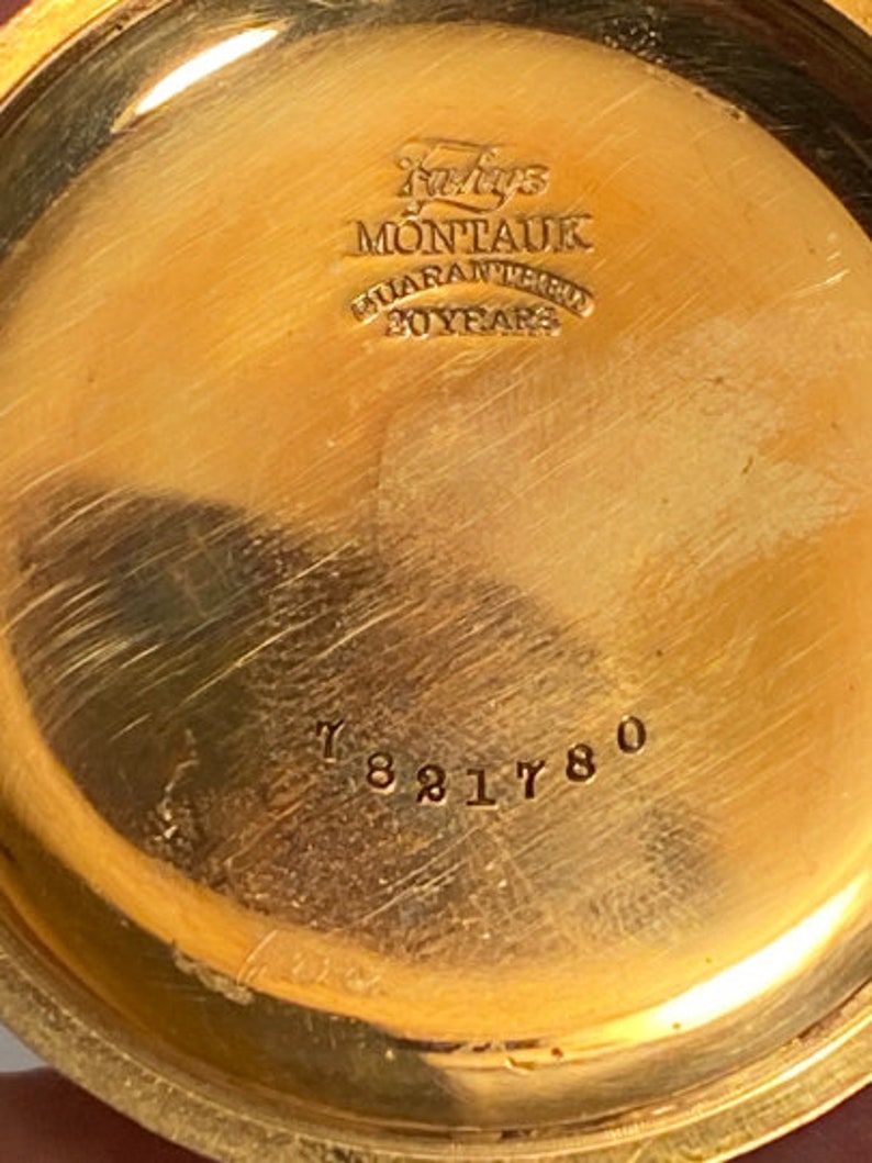 Vintage Henry & Co Pocket Watch 15 jewels Fahy's Montauk | Etsy